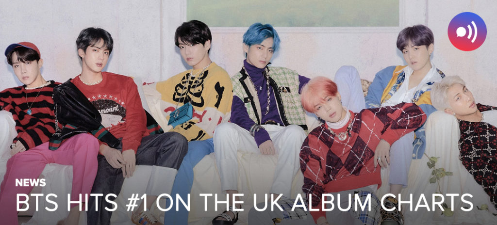 [NEWS] BTS hits #1 on the UK Album Charts — UnitedKpop